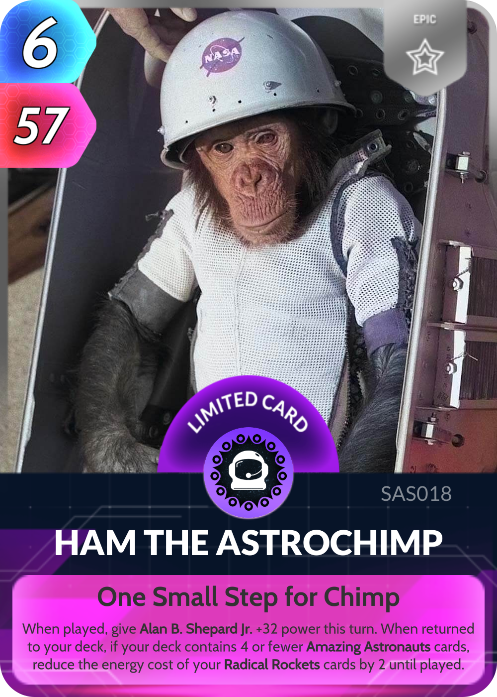 Ham the Astrochimp